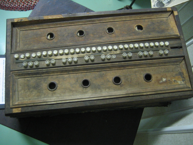 Irish melodeon player in New York - 1885